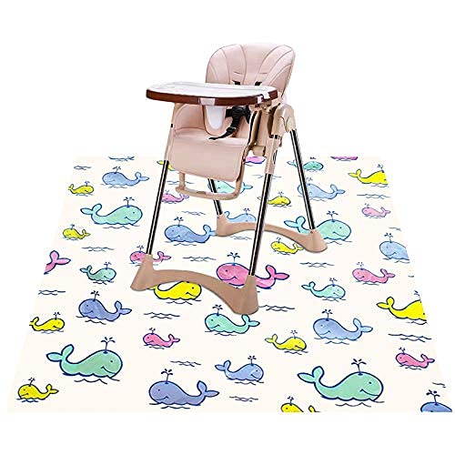 Amazon.com : Splat Mat for Under High Chair, Waterproof Washable Anti ...