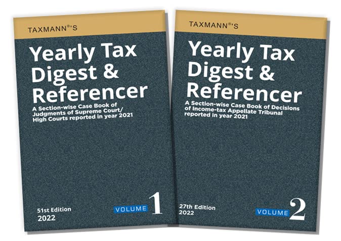 Taxmann's Yearly Tax Digest & Referencer (Set of 2 Vols.) – Covering ...