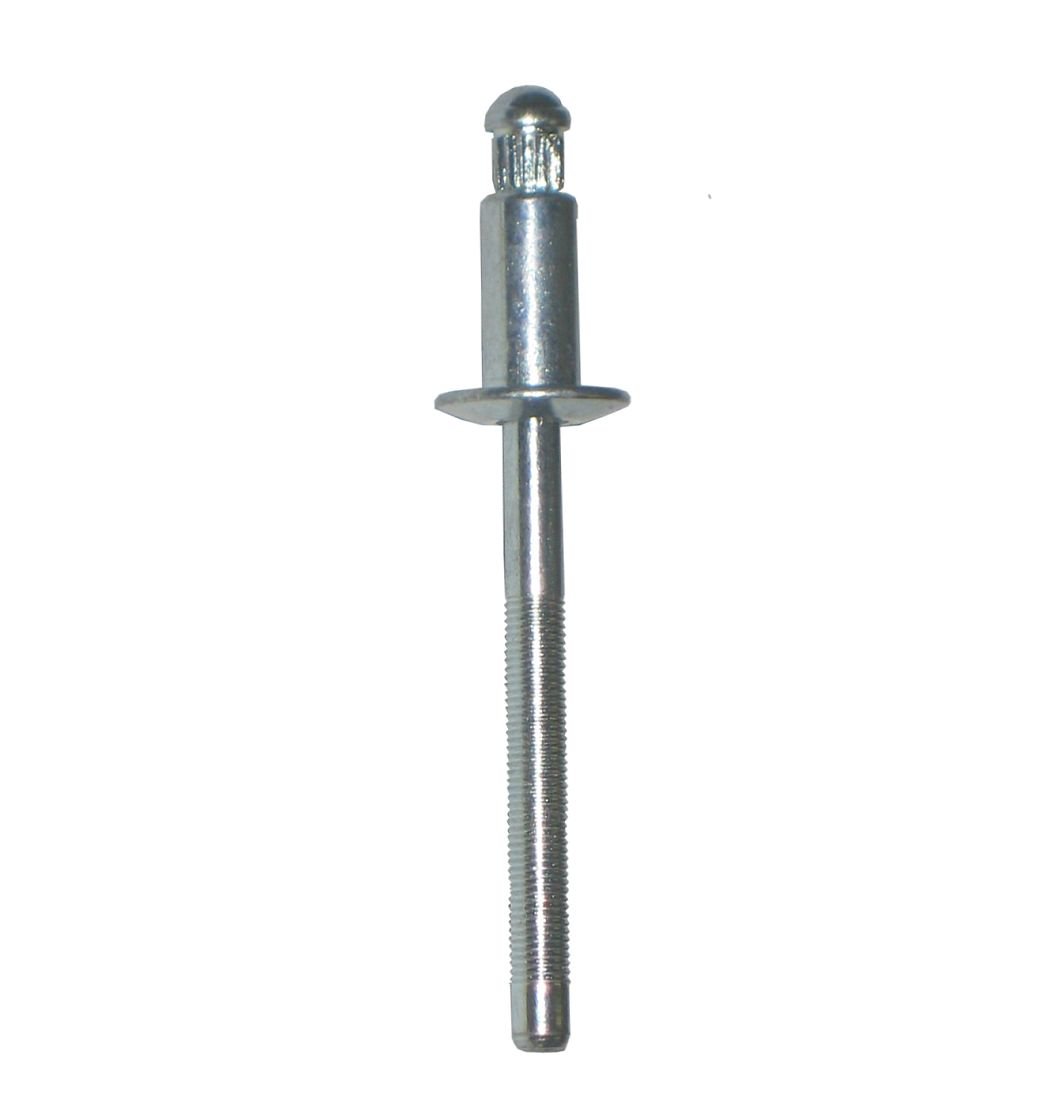 Q Style Steel Blind Rivet with Steel Mandrel, PROTRUDING Head, 1/8 ...