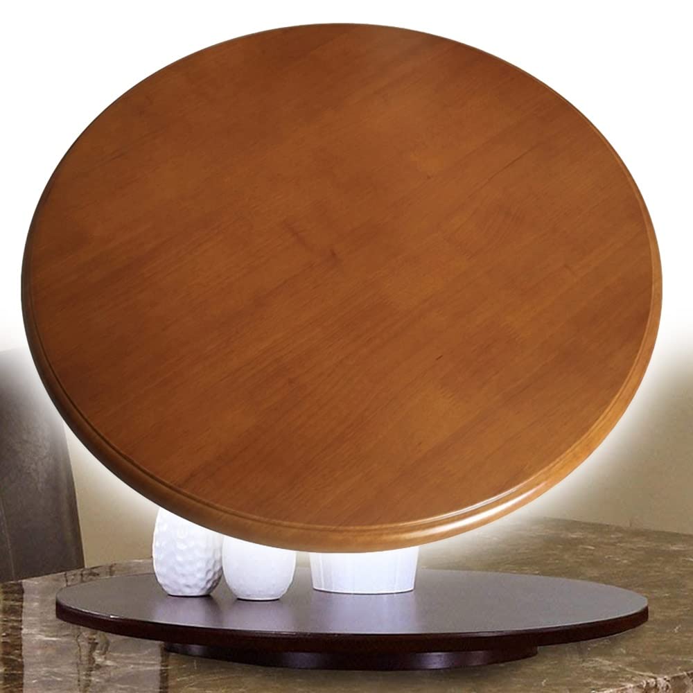 Amazon.com: ZJIEX 27" 32" 36" Wooden Lazy Susan Turntable Dining Table ...
