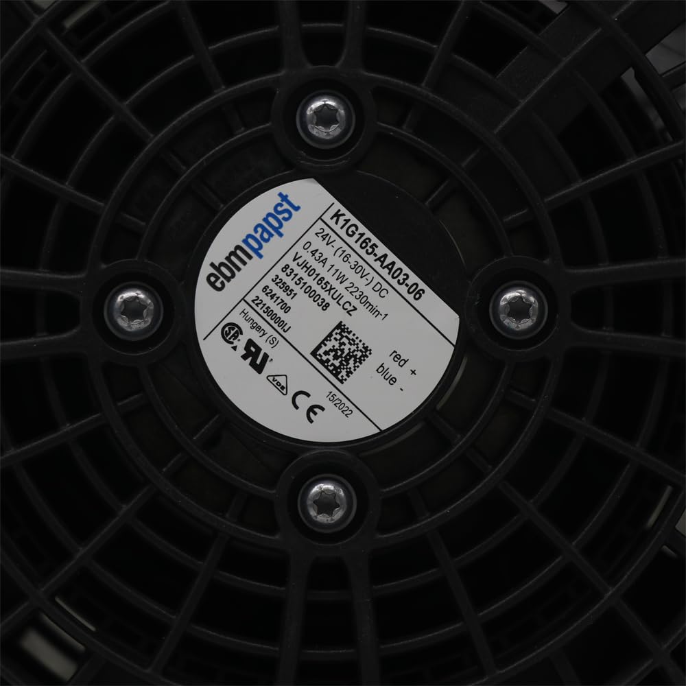 Amazon.com: K1G165-AA03-06 Ebm Papst Fan DC 24V 11W Cabinet Filter Fan SK3240.124 : Electronics