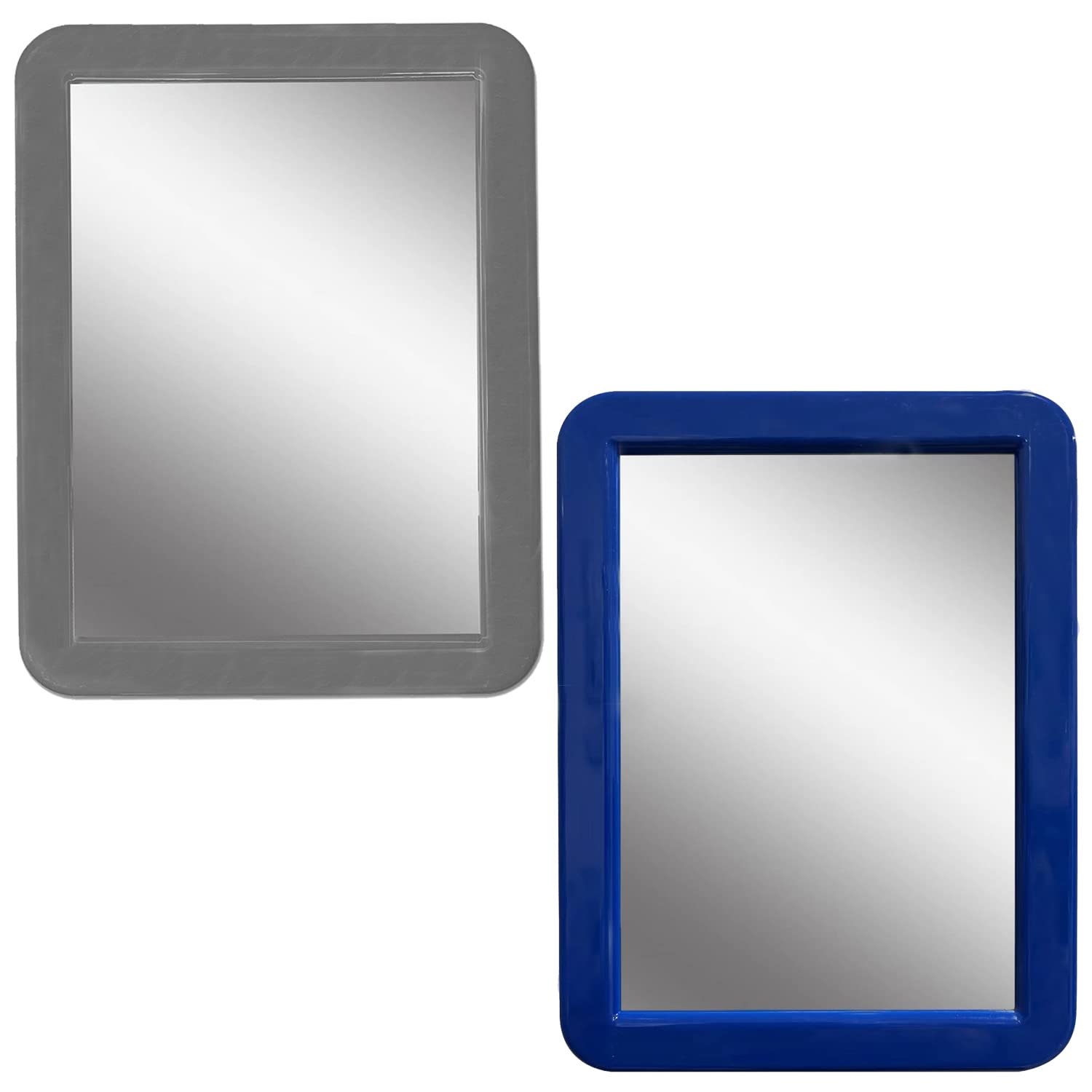 Amazon.com: CEREM Magnetic Mirror for Locker, Blue and Gray Bundle 5" x ...