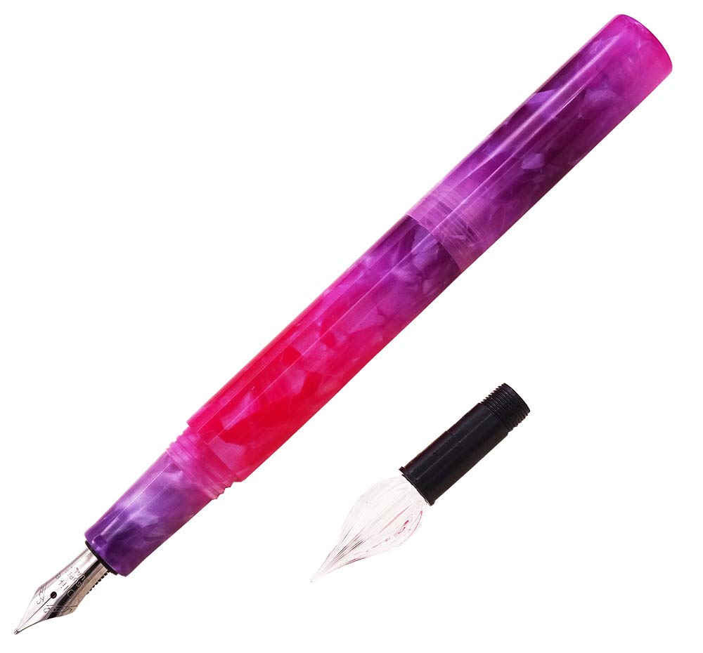 Amazon.com : erofa Fountain Pen Fine Nib & Glass Dip Pen Gradient ...