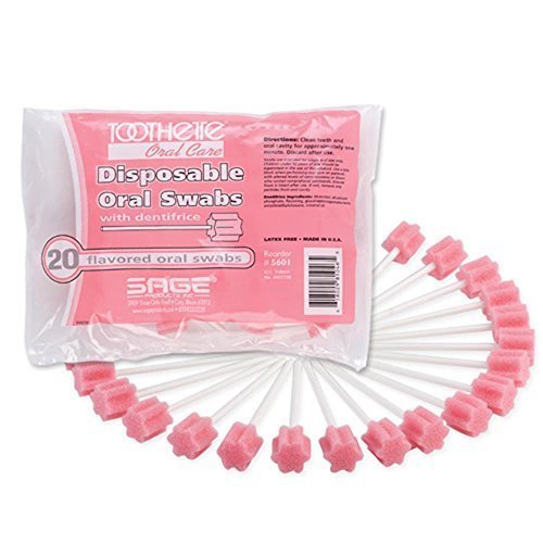 Amazon.com : >Toothette swab w-dentifrice. Toothette Oral Swab ...