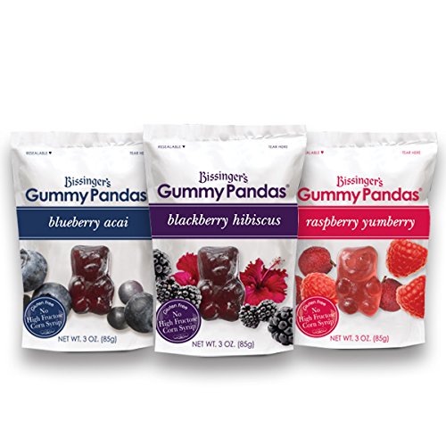 Amazon.com : Gummy Pandas, Berry Variety Pack, 3 Ounce Bags, Pack of 12 ...