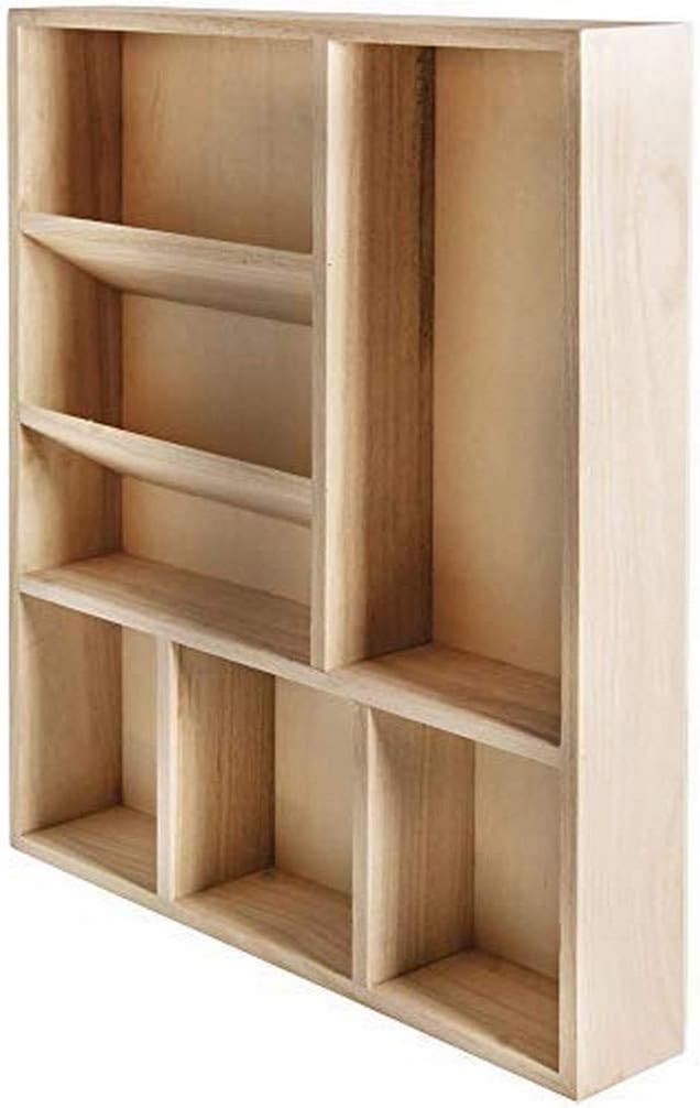 Rayher Wall Display Case for Collectables, Multi-Compartment Wall Shelf ...