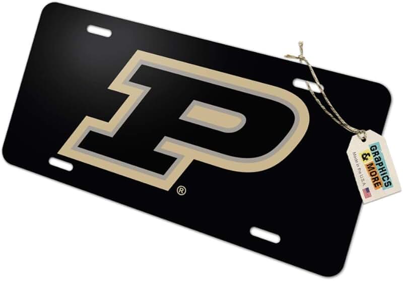 Amazon.com: purdue license plate