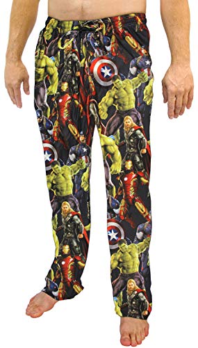 Marvel Avengers Comic Book Print Men's Sleep Lounge Pants Captain ...