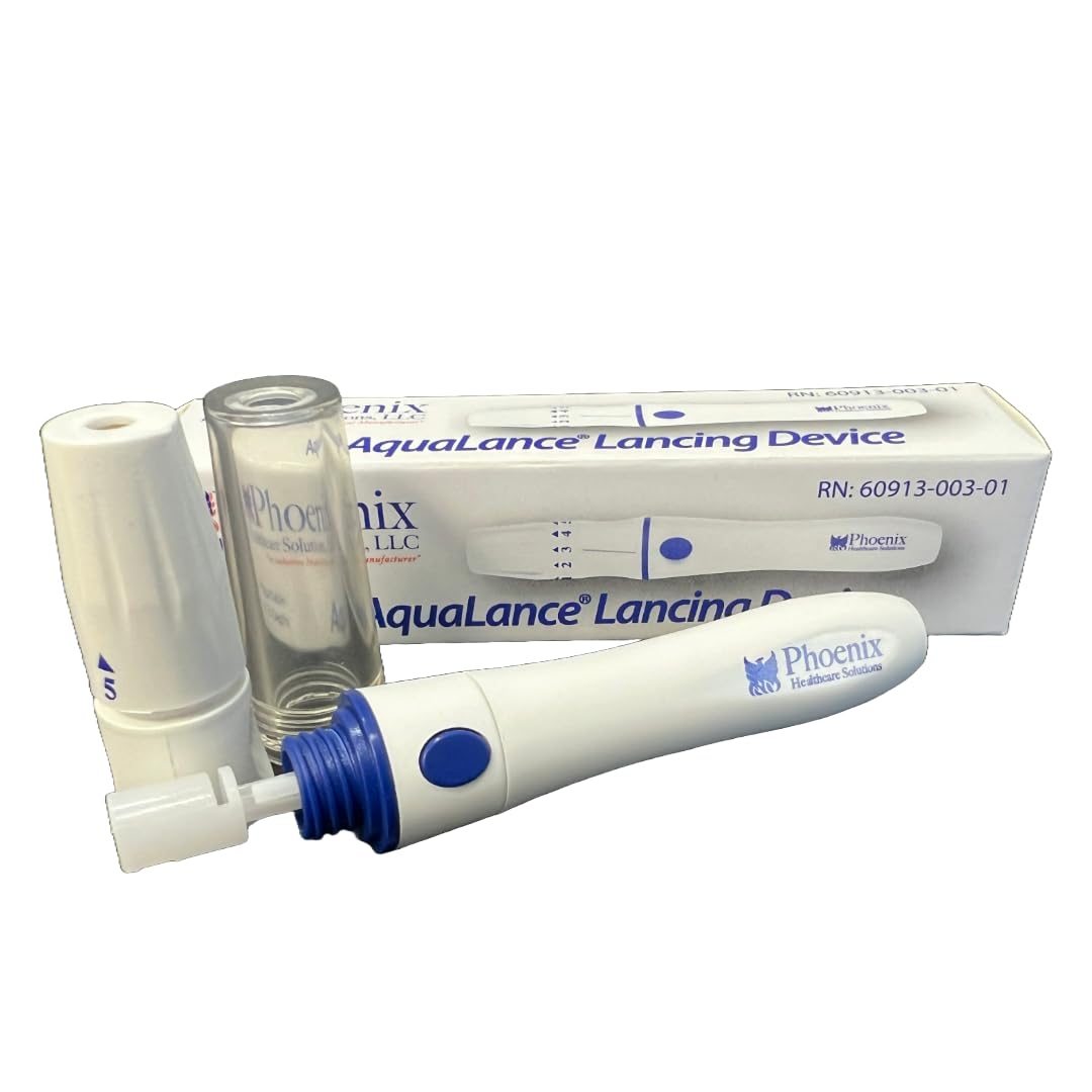 Amazon.com: Aqualance Lancing Device Pen, 5 Depth Settings, Less Pain ...