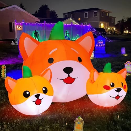 Amazon.com: GOOSH 4 FT Halloween Inflatables Bat Outdoor Decorations ...