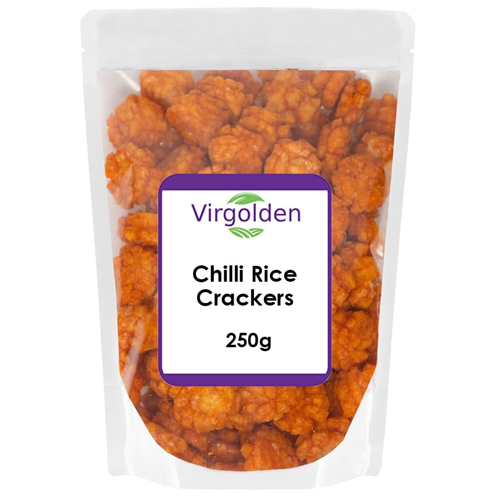 Chilli Rice Crackers 250g by Virgolden : Amazon.co.uk: Grocery