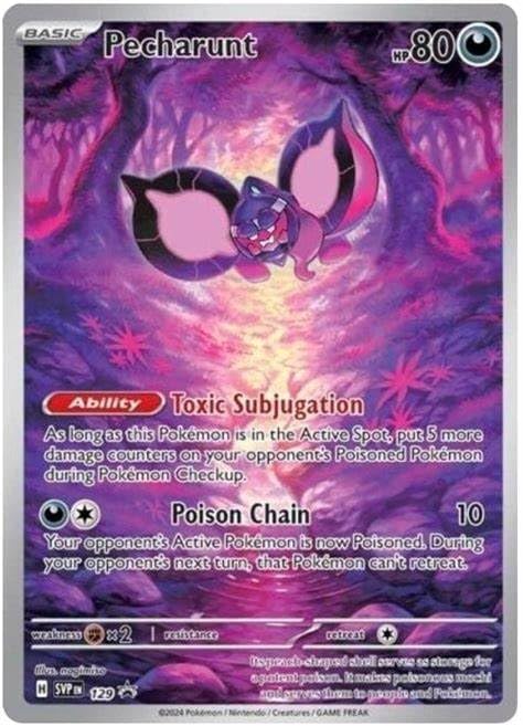 Amazon.com: Pokemon - Pecharunt SVP 129 – Black Star Promo – Shrouded ...