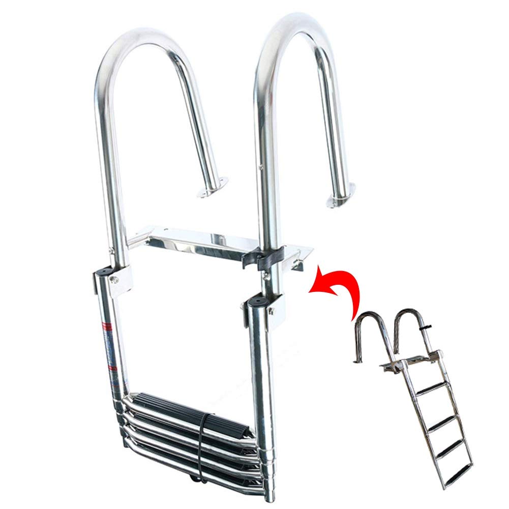 Buy Pool Step Ladder Ladders,Telescoping Ladder For Boat Marine Yacht ...
