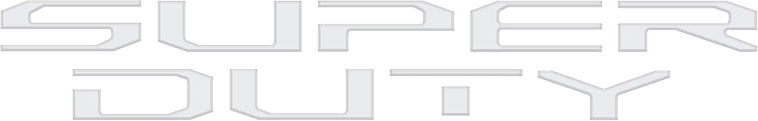 Amazon.com: Tailgate Letter Inserts - Compatible with 2023-2026 Super ...