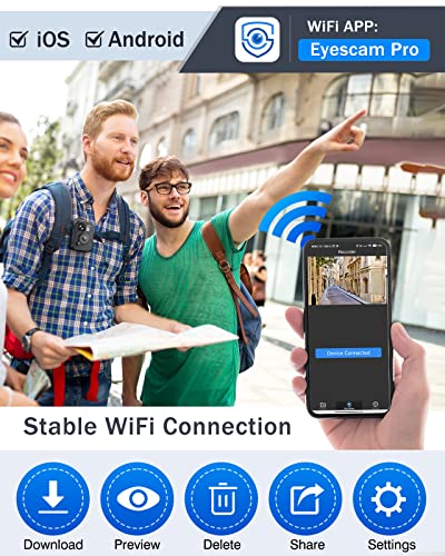 Snapklik.com : Body Camera, F2 128GB Body Worn Camera, GPS WiFi Enabled ...