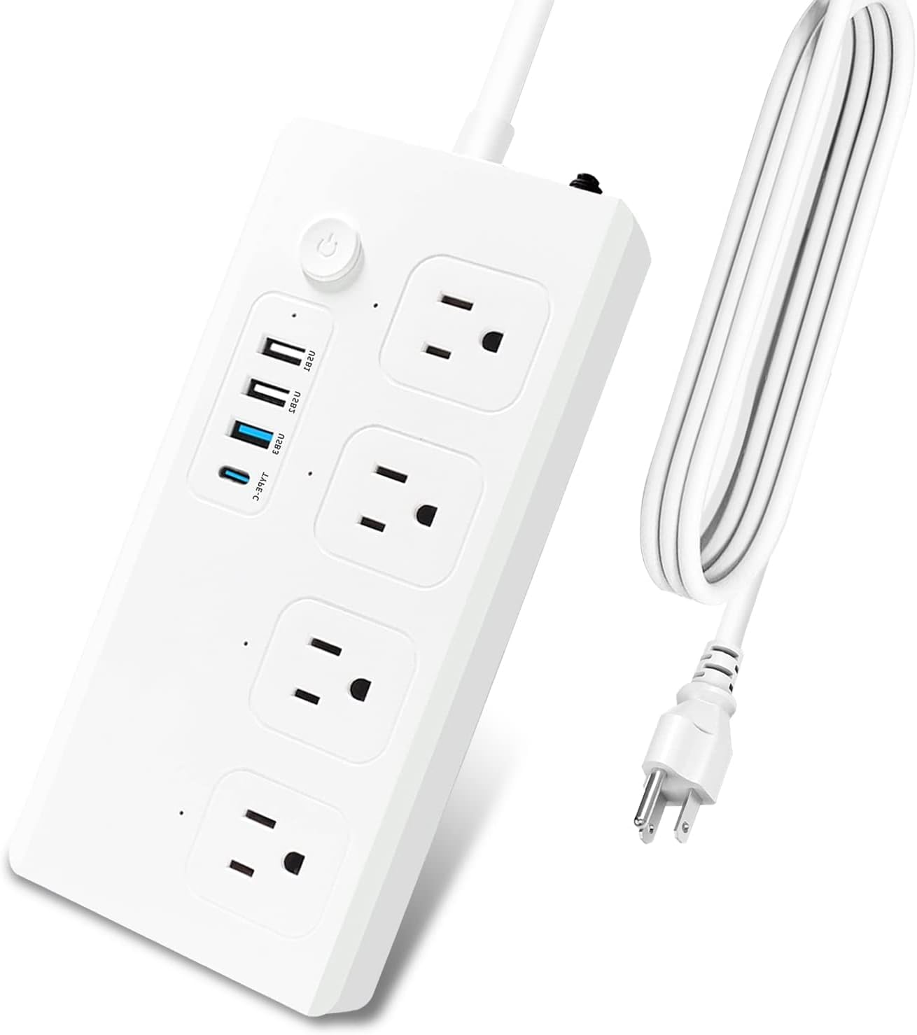Amazon.com: Power bar Power Strip Surge Protectors with USB-C 30W USB-C ...