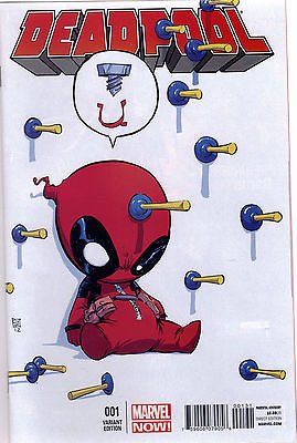 MARVEL COMICS DEADPOOL #1 SKOTTIE YOUNG DEADPOOL VARIANT EDITION RARE ...