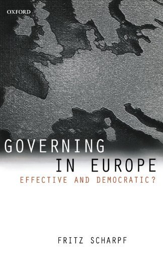 Amazon.com: GOVERNING IN EUROPE - EFFECTIV: 8601417426425: Fritz W ...