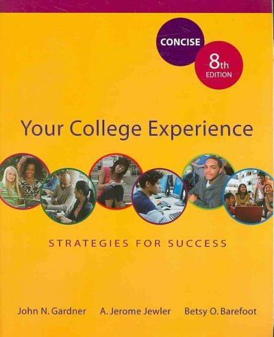 Your College Experience Concise 8th Ed + Bedford/st. Martin's Planner ...