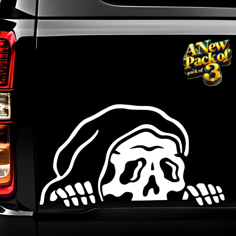 Amazon.com - Pack of 3 Cut-Out Sketchy Tank Sticker Vinyl Decals, Size ...