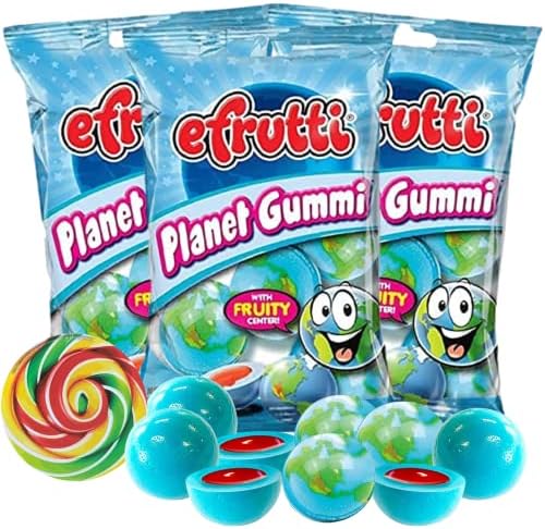 Amazon.com: Planet Shaped Gummy Candy Snacks, On-the-Go Sweet Treats ...