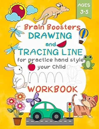 Brain Booster Drawing and Tracing Line for practice hand style your ...