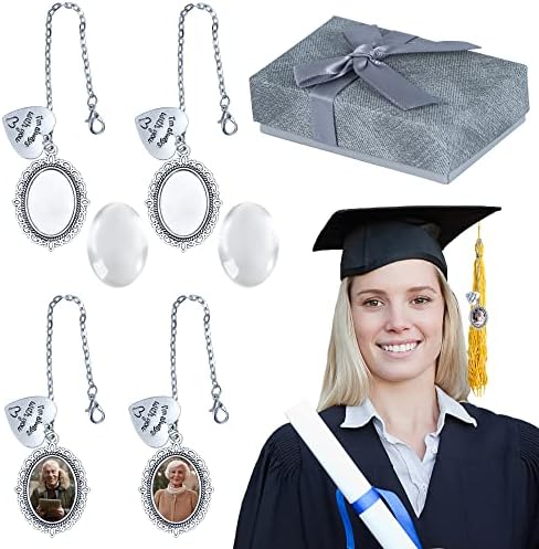 Amazon.com: 4pcs Graduation Cap Photo Charm, 2024 Graduation Cap Charm ...