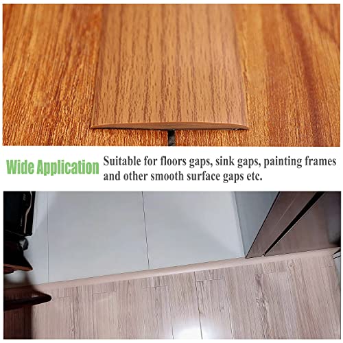 Snapklik.com : Floor Transition Strip Self-Adhesive Cover Strips Threshold Repair Floor Gap ...