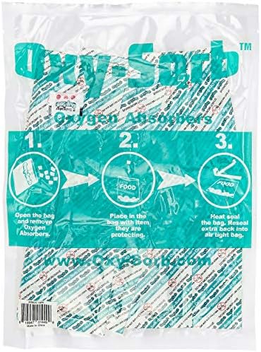 Amazon.com: Oxy-Sorb 300cc Oxygen Absorber Packets, 60 Pack - Long Term ...