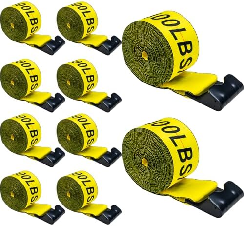 Amazon.com: JOYANALL 4 inch x 30' Straps for Flatbed Trailer, Heavy ...