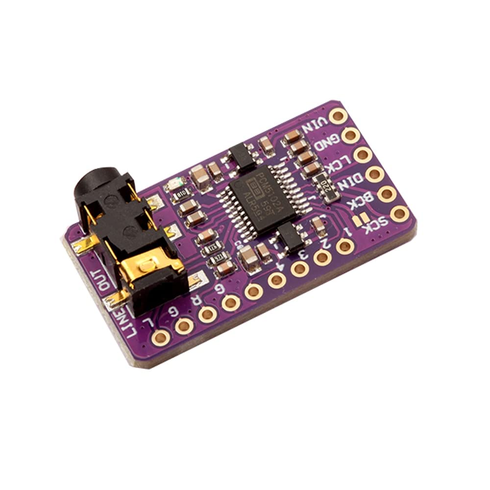 1PCS PCM5102 DAC I2S Interface Decoder Sound Card Board Digital GY-PCM5102 PHAT Format Player ...
