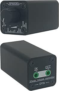 Amazon.com: SPRODIO 3.5mm Audio Volume Control Box, 1/8" Aux Stereo ...