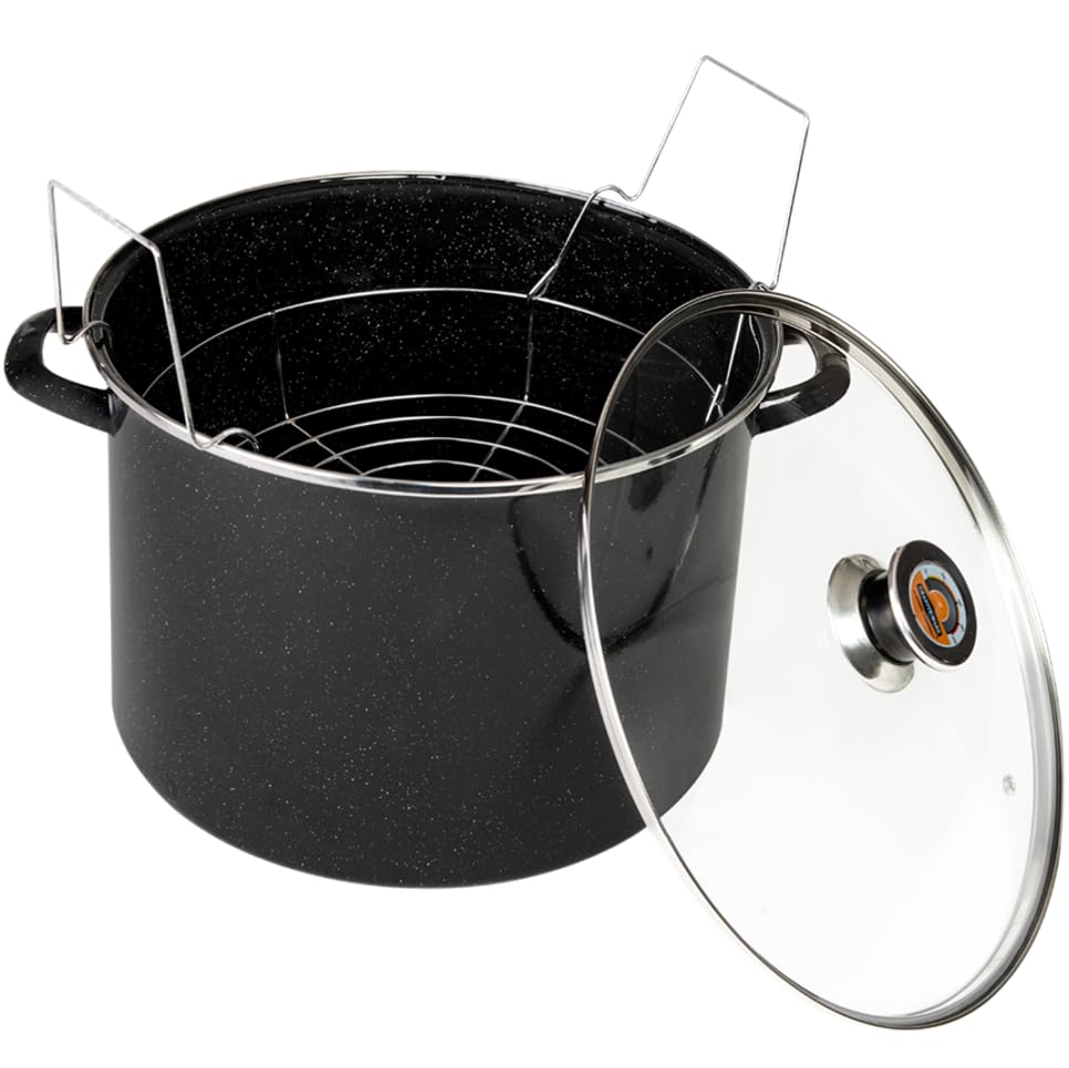 Amazon.com: Granite Ware CANNER Steel BLK 21QT : Home & Kitchen