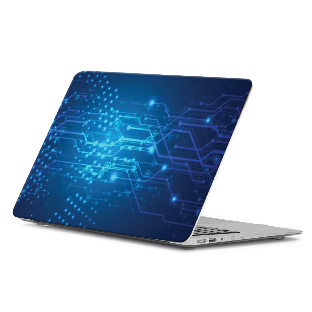 ISEE 360 Laptop Skin Blue Vinyl Stickers for All Laptop Multicolour (L ...