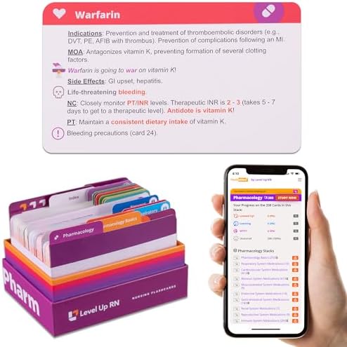 Amazon.com: Pharmacology Flash Cards – No Fluff – Nursing School ...