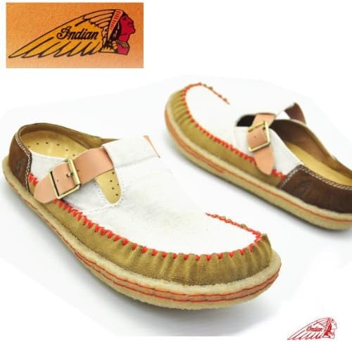 Amazon | indian [インディアンモトサイクル] クロッグ エスパー ID1252 BG/NATURAL 28.0 | クロッグ・サボ