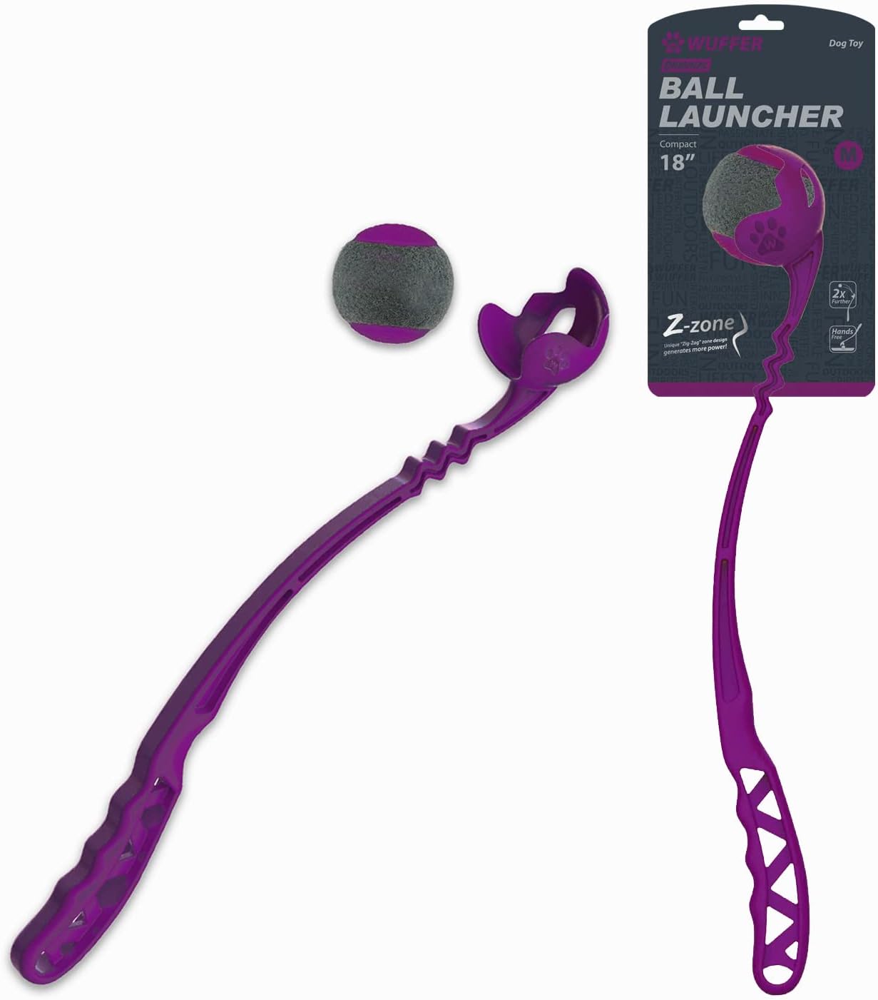 ChuckIt! Ultra Grip Dog Ball Launcher, Hands Free Dog Ball Pick Up and ...