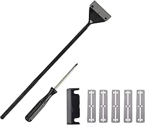 Kiuiom Fish Tank Cleaner Scraper,Long Handle Glass Scraper Aquarium ...