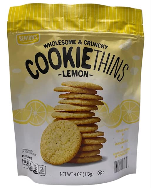 Amazon.com: Wholesome & Crunchy Cookie Thins by Benton’s LEMON Flavor ...