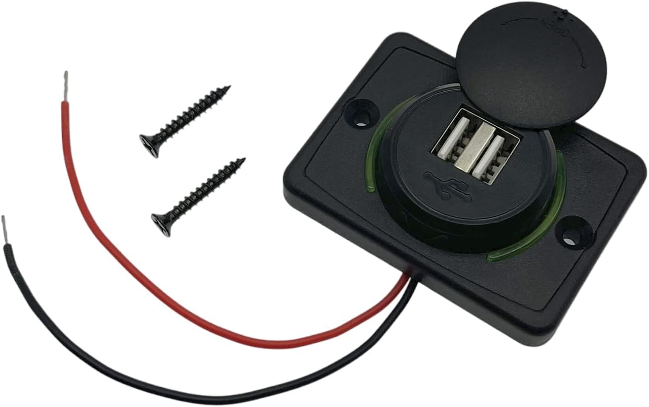 Amazon.com: Magnadyne Wall Mount USB-C & USB-A Charging Ports for RV ...