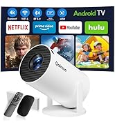 [Built-in App] Gaimoo Mini Projector 2024 Upgraded 1080P Native 4K ...