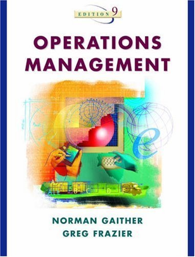 Operations Management 9th Edition (Ninth Edition): Gaither, Frazier ...