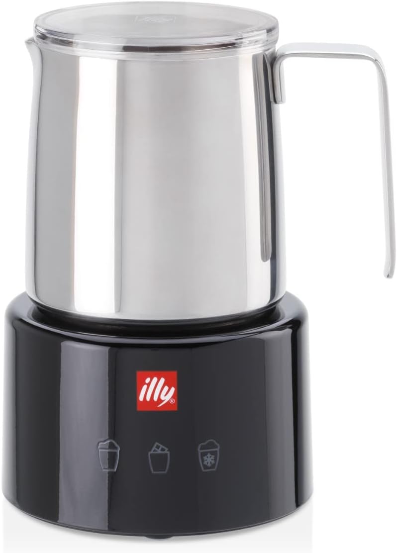 Amazon.com: Illy Milk Frother by Lissoni (Stainless Steel), Dishwasher ...