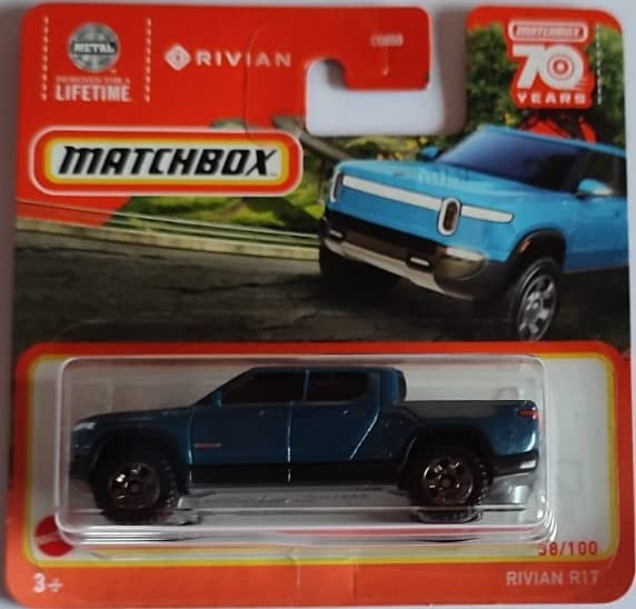 Matchbox Rivian R1T 38/100 Series 2023 Metalflake Dark Blue – BigaMart