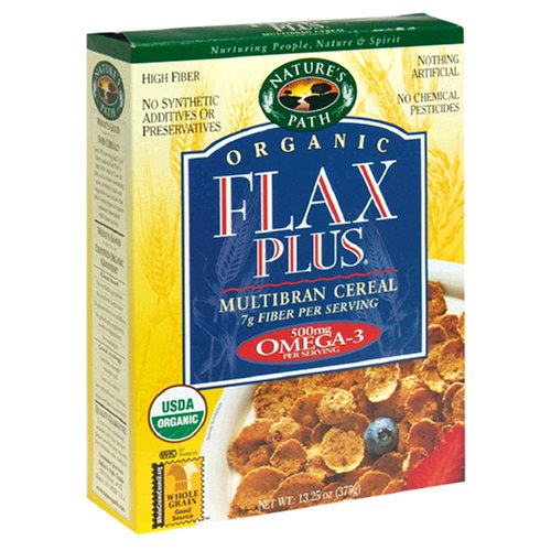 Amazon.com: Nature's Path Organic Flax Plus Multibran Cereal, 13.25 ...