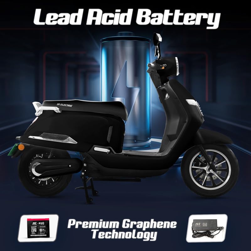 91Electric VX2 Low-Speed Electric Scooter with 72V 32.9Ah Lead Acid ...