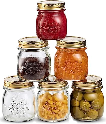 Amazon.com: Bormioli Rocco Quattro Stagioni Set of 6 Clear Airtight ...