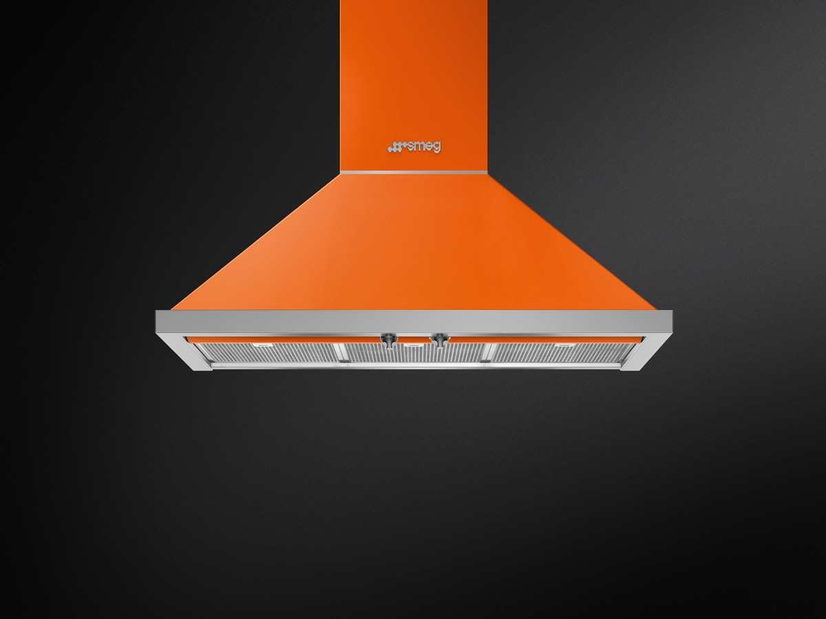Cappa Decorativa Classe A Cappa Smeg Portofino Piramide 90cm - Bianco ...