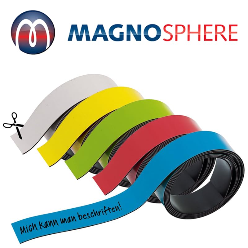 Magnetic Label Tape Epson 1 1/2" Black On Yellow "Magnet" Tape