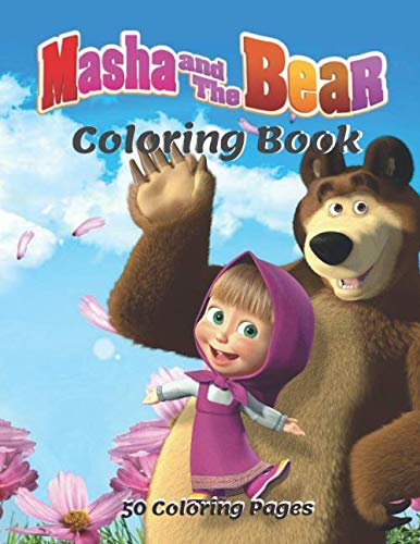 Buy Masha And The Bear Coloring Book 50 Coloring Pages: Masha And The ...